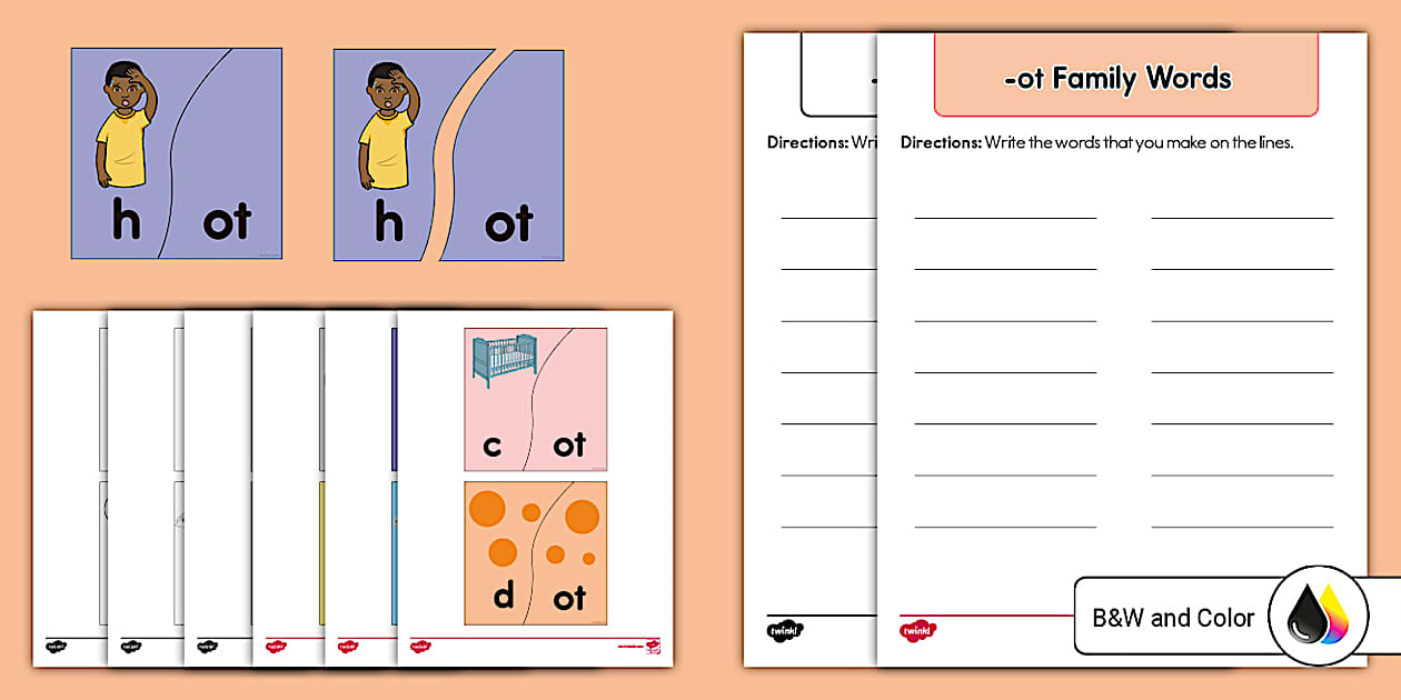 -ot Word Family Jigsaw Puzzles (teacher made) - Twinkl