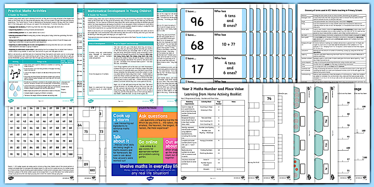 KS1 Place Value for Parents Activity Pack - Twinkl