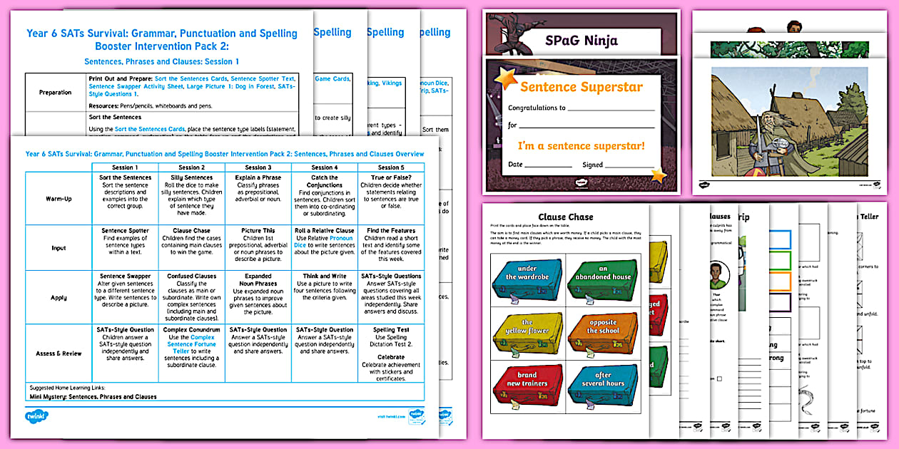 Year 6 SATs Survival: Grammar, Punctuation & Spelling Intervention Booster