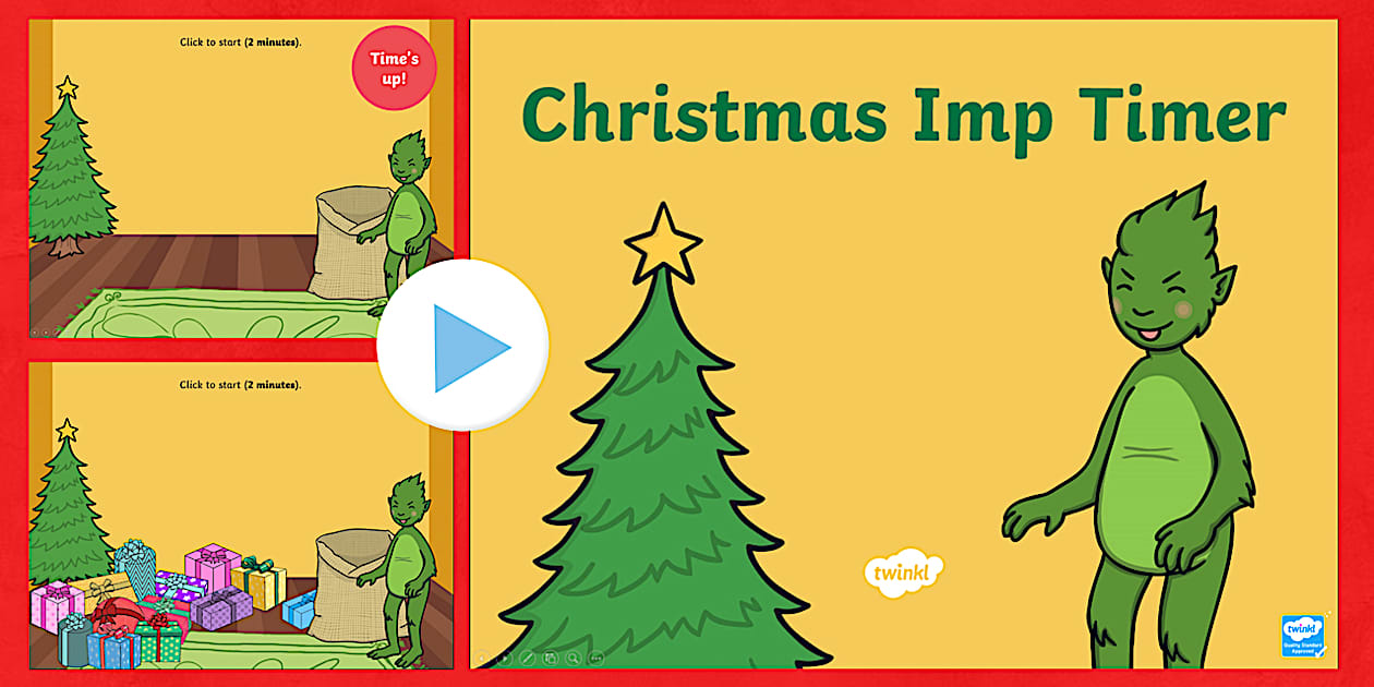 The Christmas Imp Christmas Present Timer PowerPoint