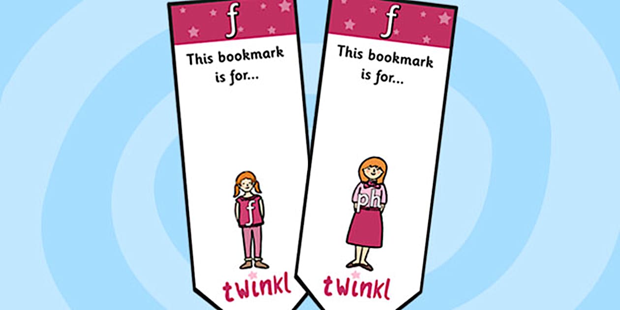 f Sound Family Editable Bookmarks (teacher made) - Twinkl