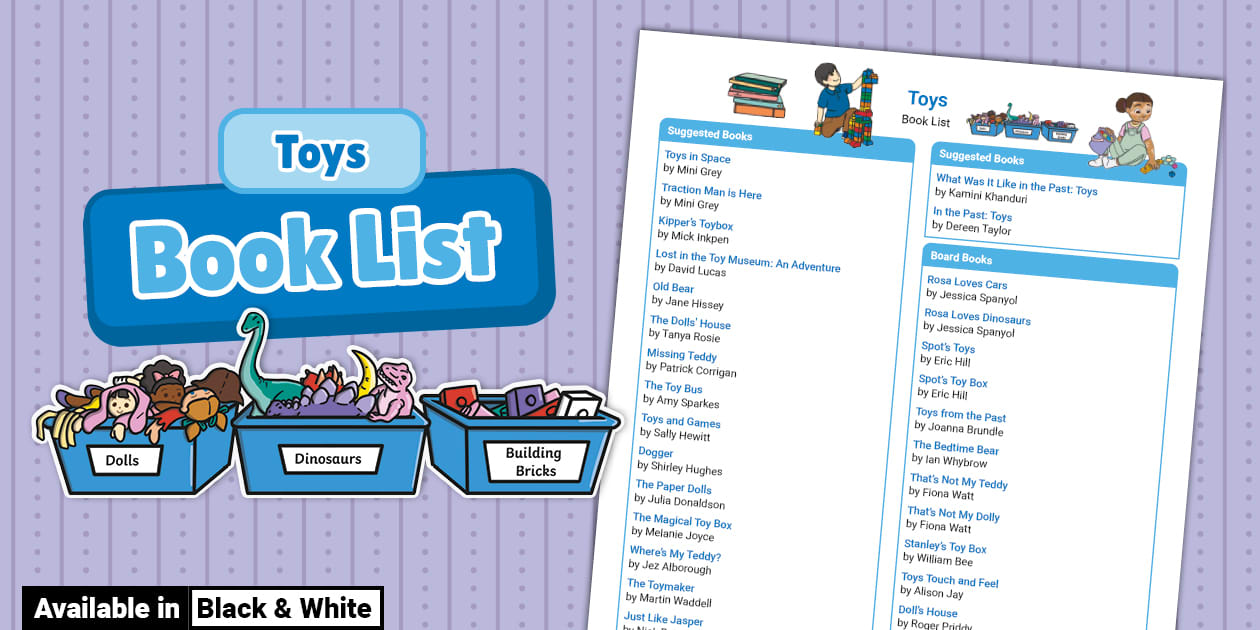 Toys Book List | Twinkl