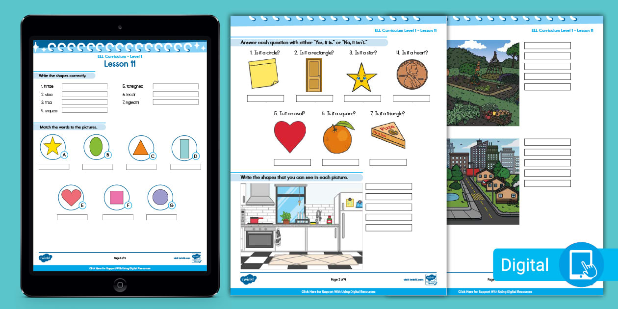 ELL Curriculum: Level 1, Lesson 11 Interactive Activity