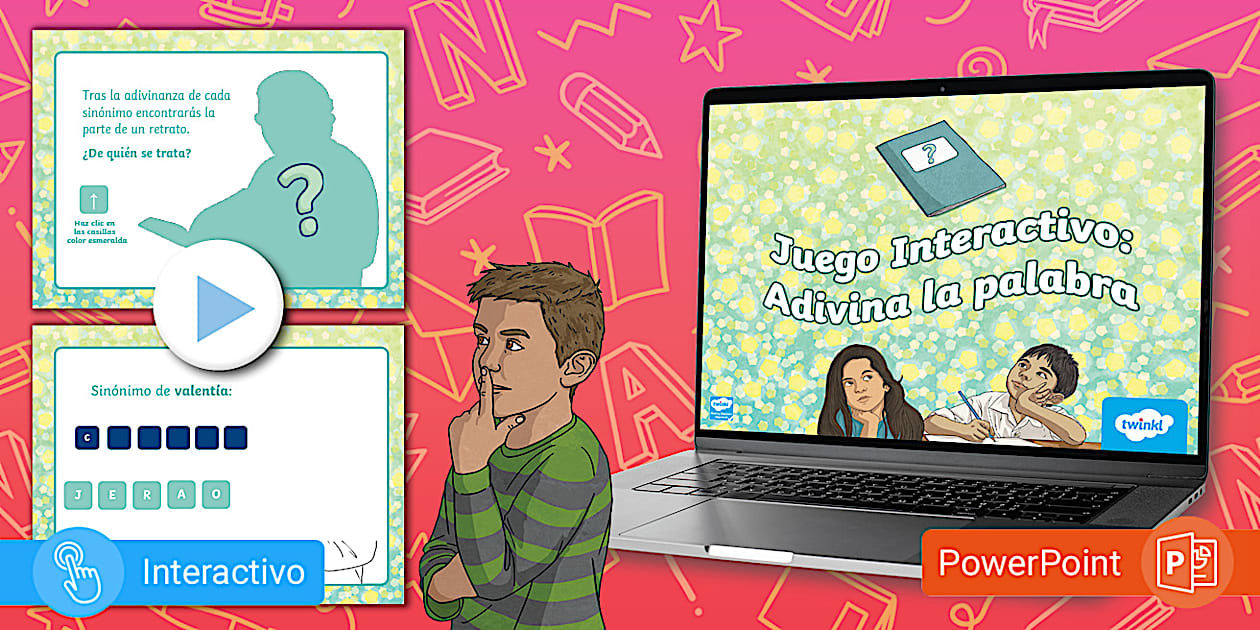 Juego interactivo: Adivina la palabra (l'enseignant a fait)