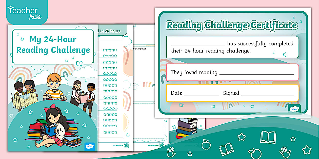 My 24-Hour Reading Challenge Ι Teacher Aides Reading Support