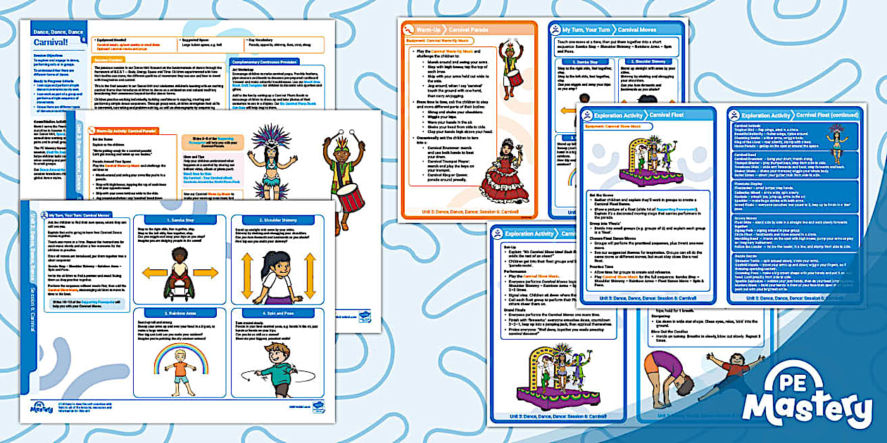 PE Mastery Early Years Dance Lesson Pack: Carnival!