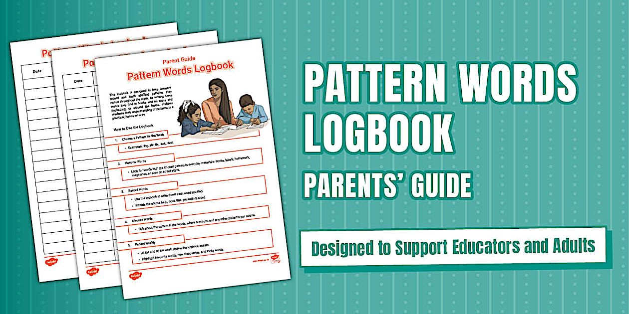 Pattern Words Logbook – Parents' Guide
