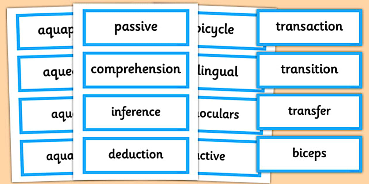 Year 6 Summer 2 Term Word Cards (teacher made) - Twinkl