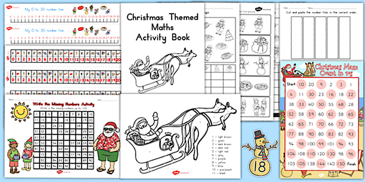 Christmas Maths Pack (teacher made) - Twinkl