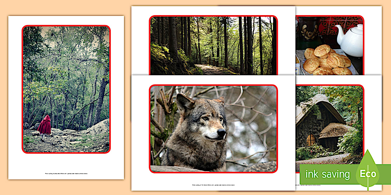 Little Red Riding Hood Picture Resource | Display Posters