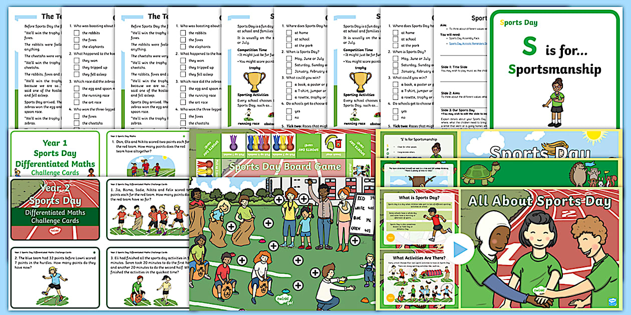 Sports Day Ideas for Primary Schools (teacher made) - Twinkl
