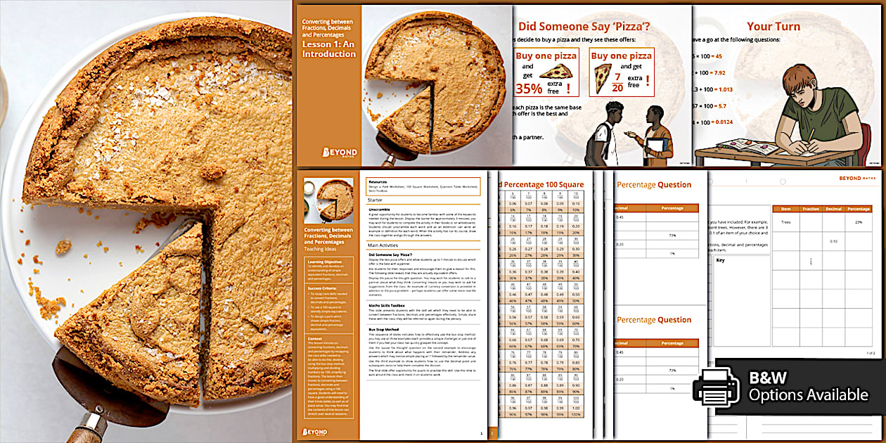 Fractions, Decimals and Percentages Lesson 1 | KS3 Maths
