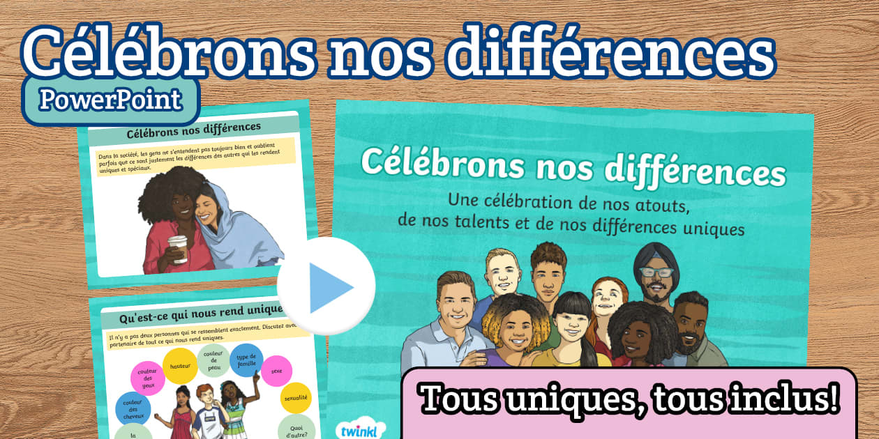 Embrace Our Differences PowerPoint French