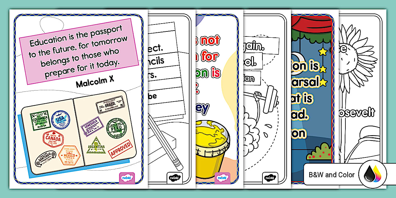 School-Themed Quotes Posters (teacher made) - Twinkl