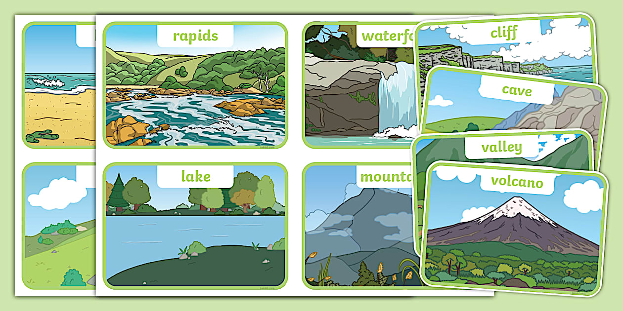 Create an Island Environment Flashcards | Twinkl - Twinkl