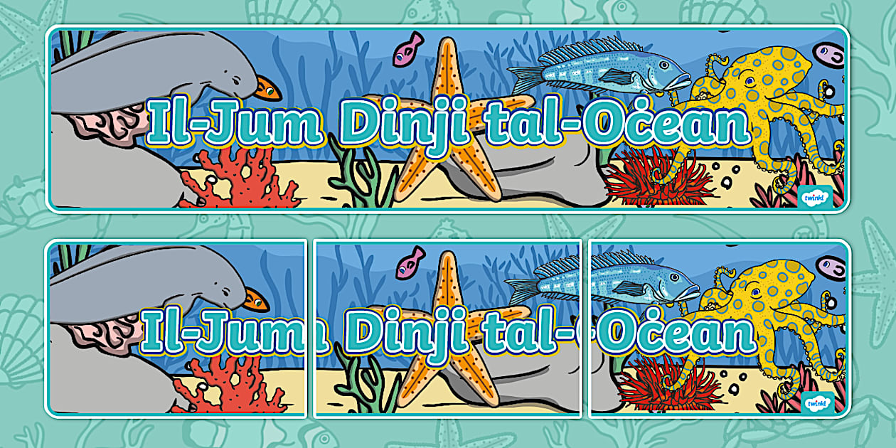 Bandalora: Il-Jum Dinji tal-Oċean (teacher made) - Twinkl