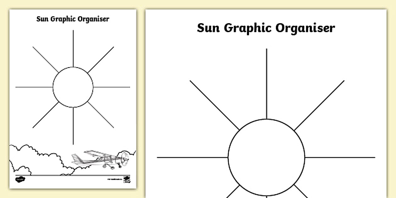 Sun Graphic Organiser - Primary Teaching Resource - Twinkl
