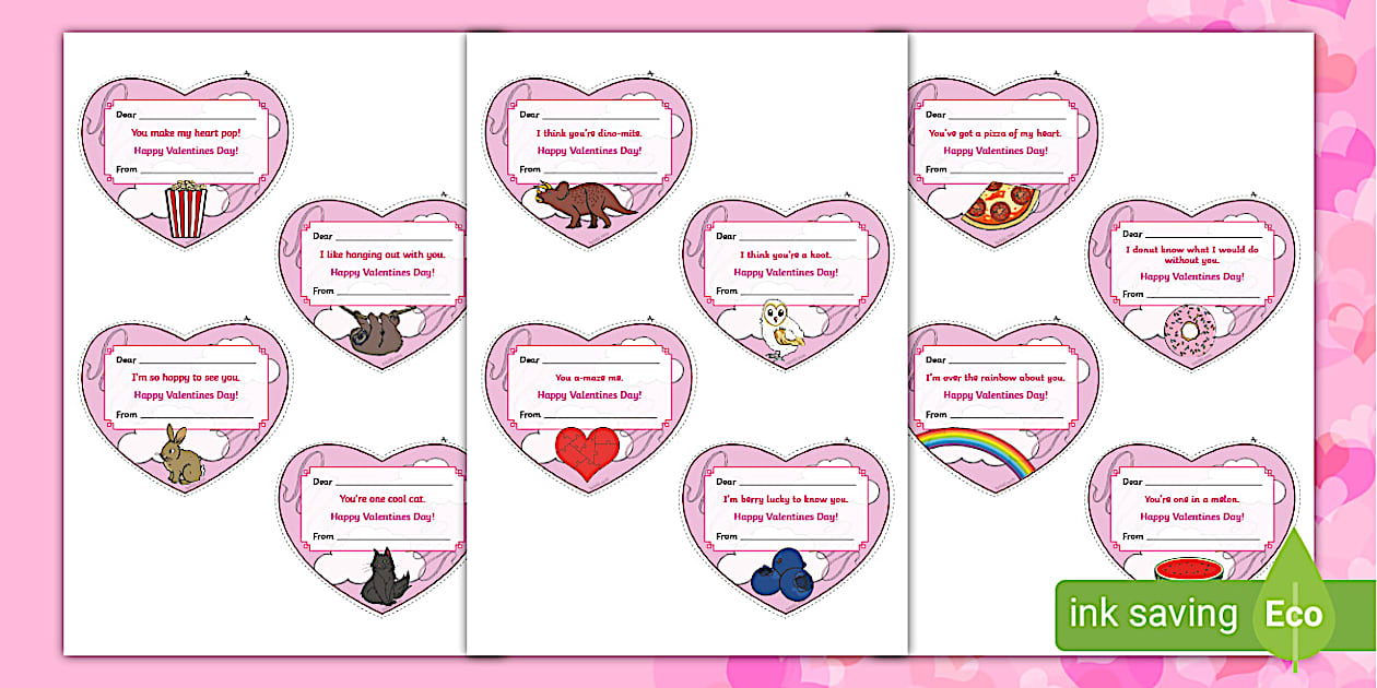 Valentine's Day Class Cards