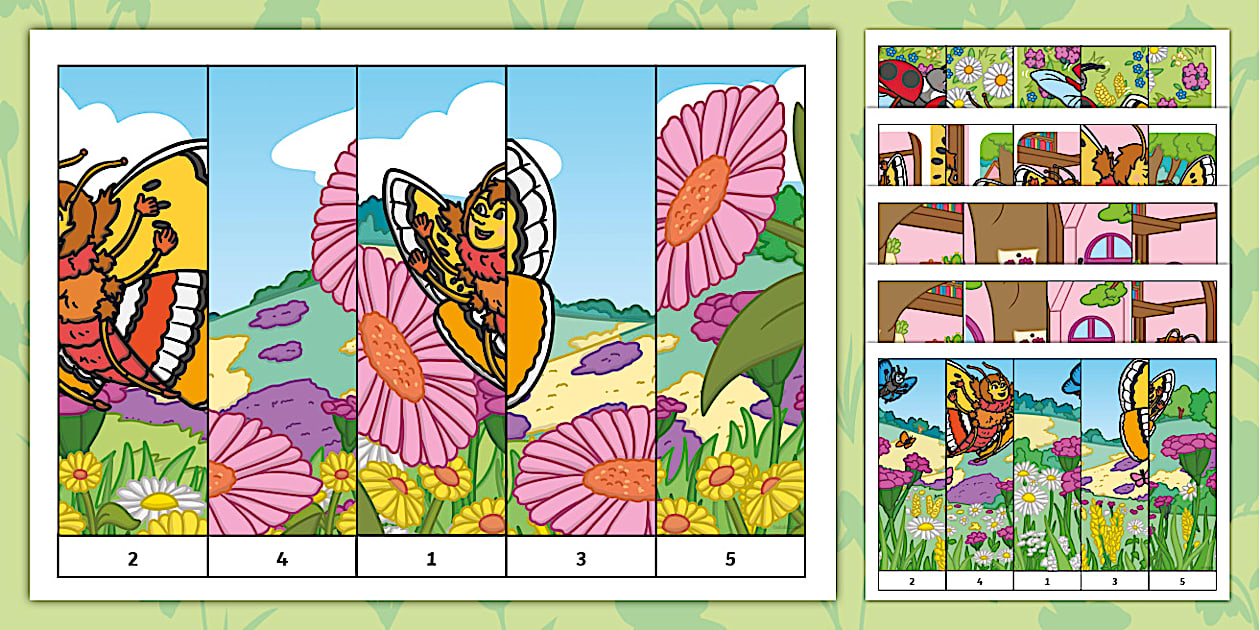 Gus învață să aibă grijă de el: Puzzle matematic (1-5)