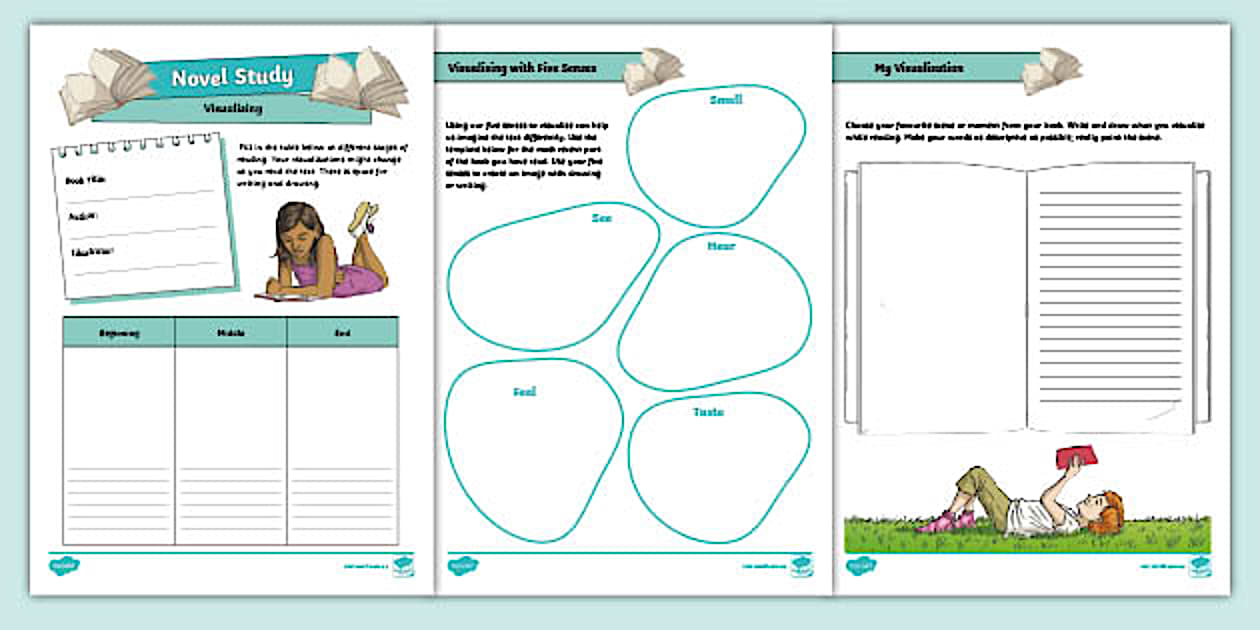 Novel Study - Visualising (teacher made) - Twinkl
