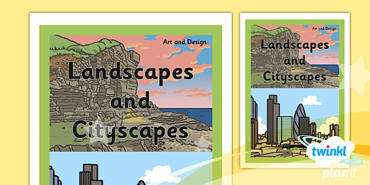 Art and Design: Landscapes and Cityscapes KS1 Unit Book Cover