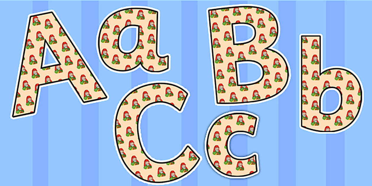 Cursive William Caxton Themed A4 Display Lettering - Twinkl