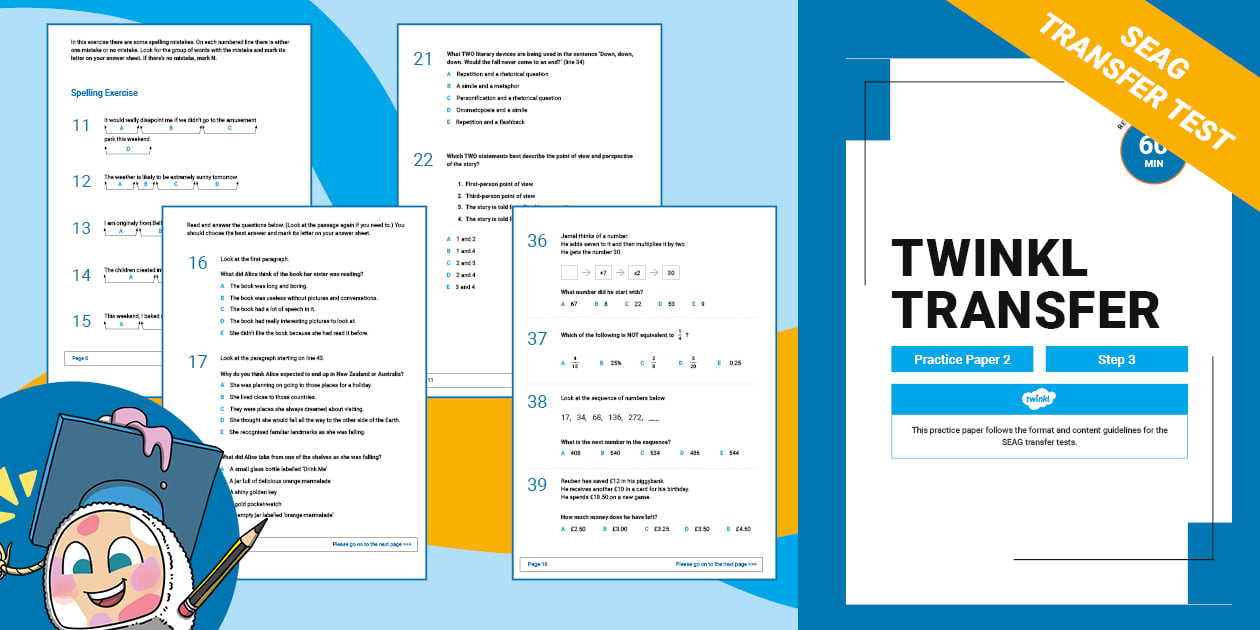 Transfer Test Step 3 Practice Paper 2