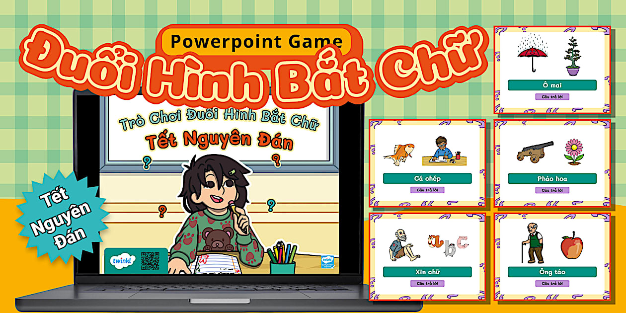Powerpoint Trò Chơi Đuổi Hình Bắt Chữ Tết Nguyên Đán