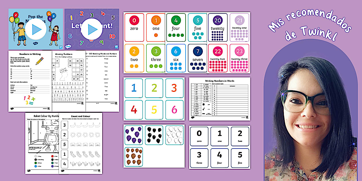 FREE! - Pack: Numbers for beginners (teacher made) - Twinkl