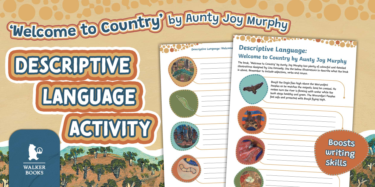 'Welcome to Country' Descriptive Language Activity