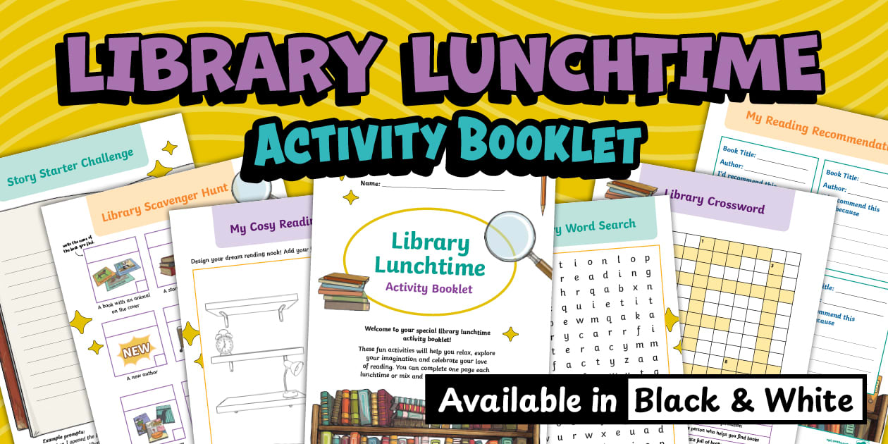 Library Lunchtime Activity Booklet