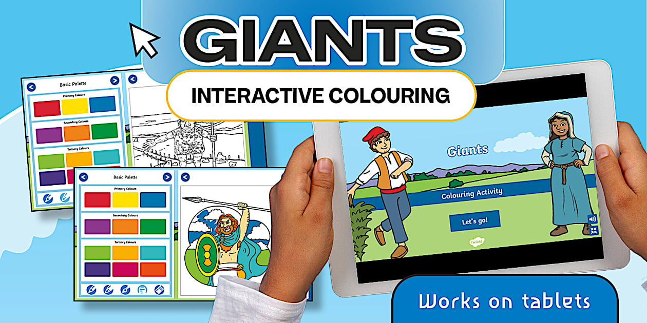 Giants Interactive Colouring