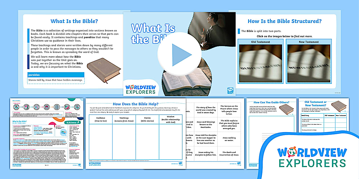 RE: The Bible: UKS2 Lesson Pack 1 (teacher made) - Twinkl