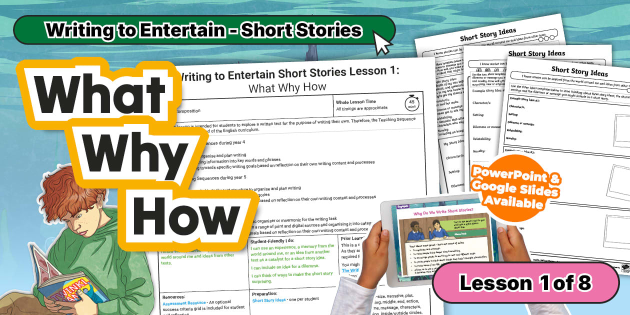 Ph2 Writing to Entertain Short Stories Lesson 1:What Why How