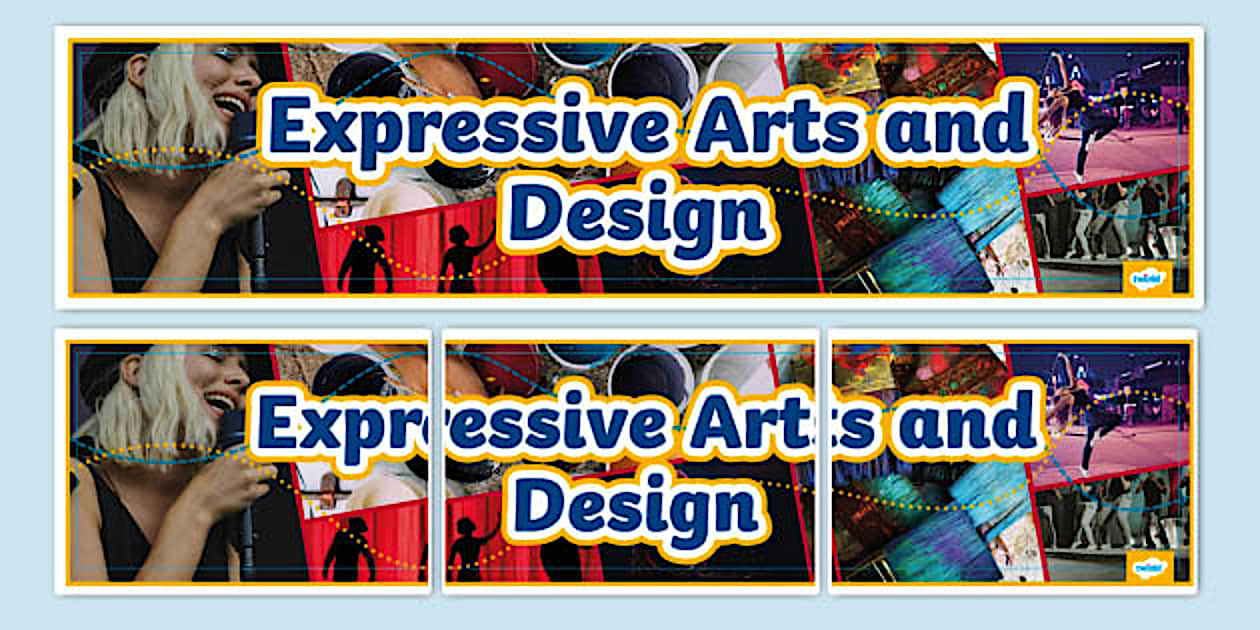 Expressive Arts and Design Photo Display Banner - Twinkl