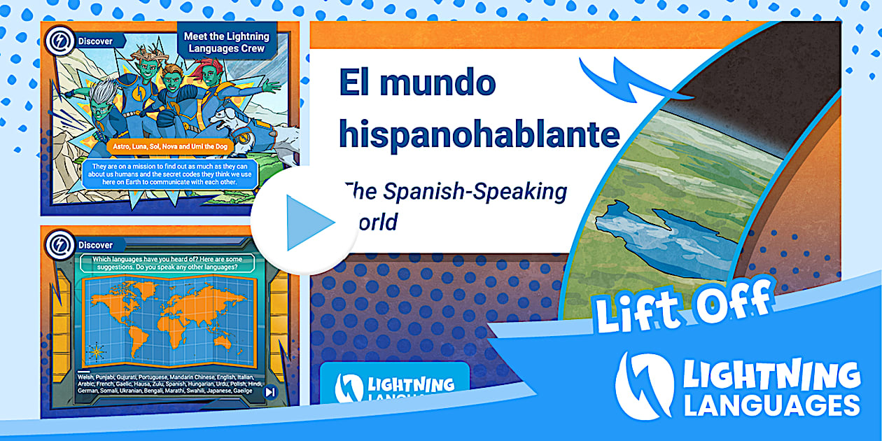 👉 Lightning Languages | Spanish Introductions PowerPoint 1 - Twinkl