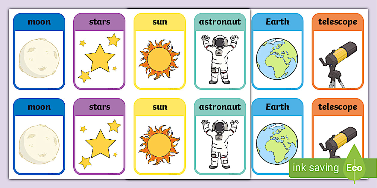 World Space Week Matching Cards (teacher made) - Twinkl