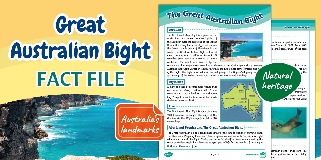 Great Australian Bight Fact File