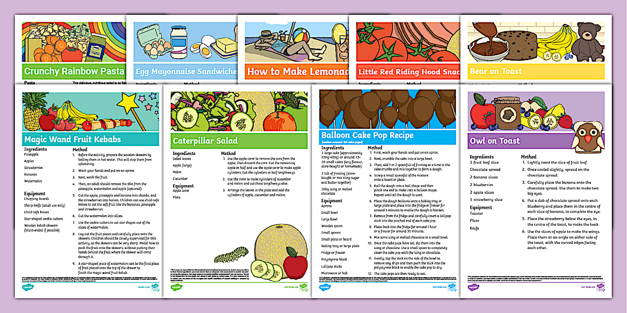 Cooking in the Classroom Without an Oven No-Cook Recipe Pack