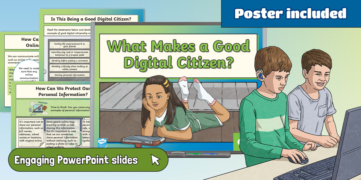 What Makes a Good Digital Citizen? KS2 PowerPoint