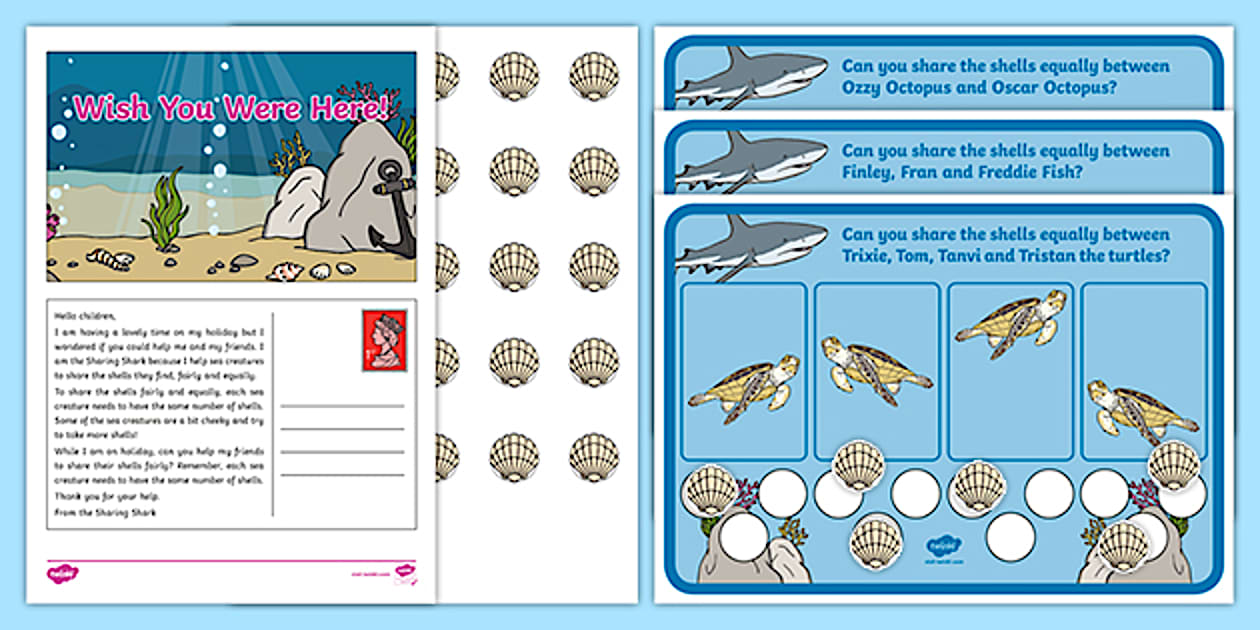 The Sharing Shark Resource Pack (teacher made) - Twinkl