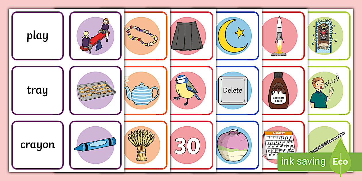 Phase 5 Phonics Picture and Word Matching Cards - - Twinkl