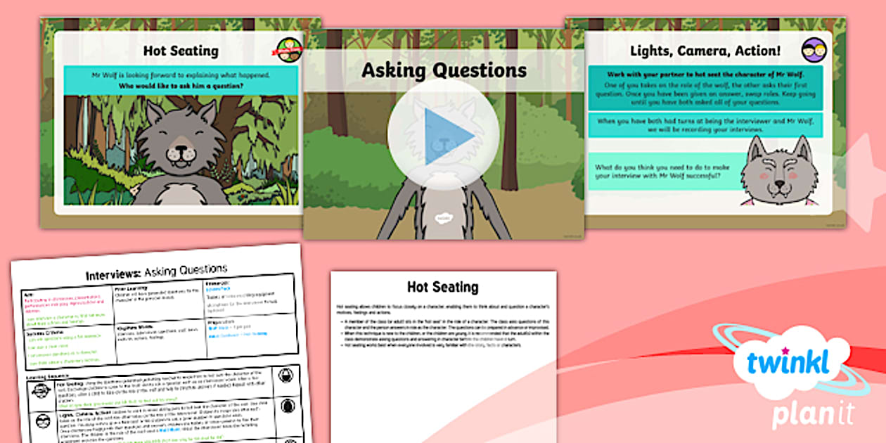 Traditional Tales: Little Red Riding Hood: Interviews 2 Y1 Lesson Pack