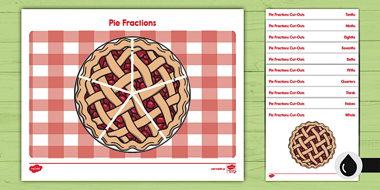 Pie Fraction Slicing and Cutting Activity (teacher made)