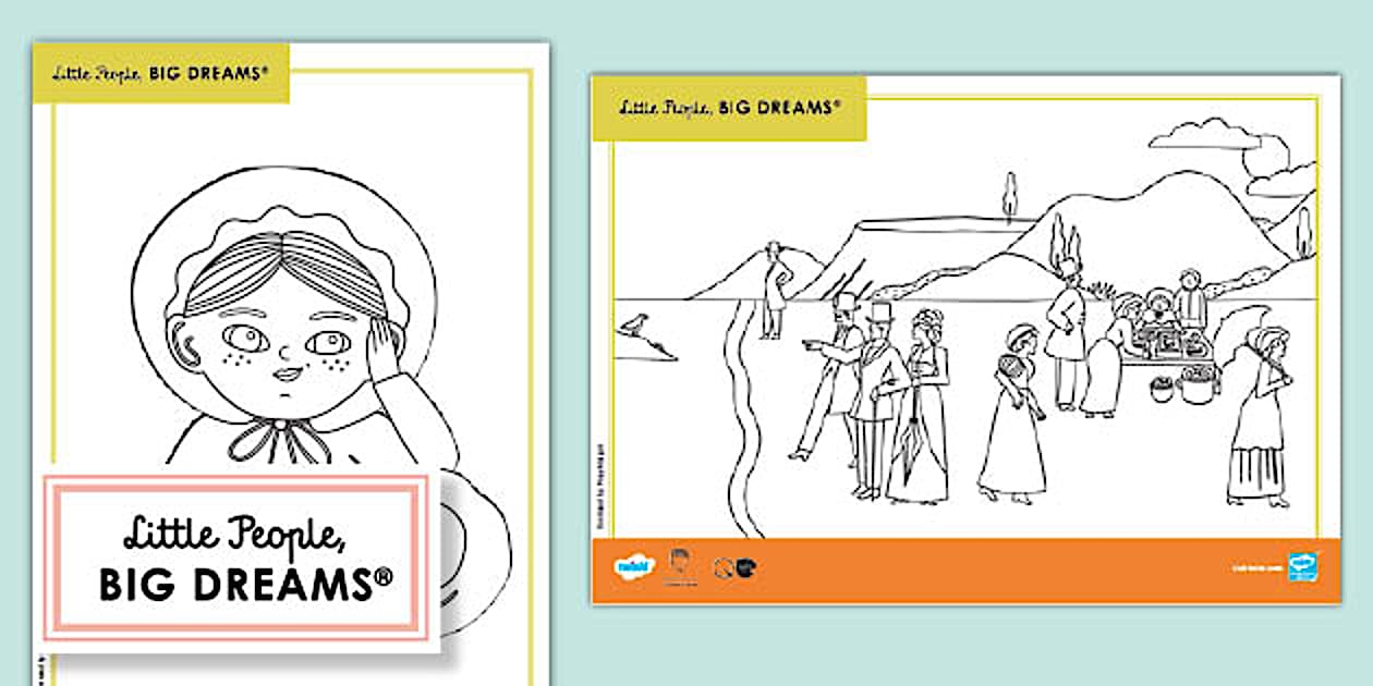 FREE! - Little People, Big Dreams: Mary Anning Colouring Sheets