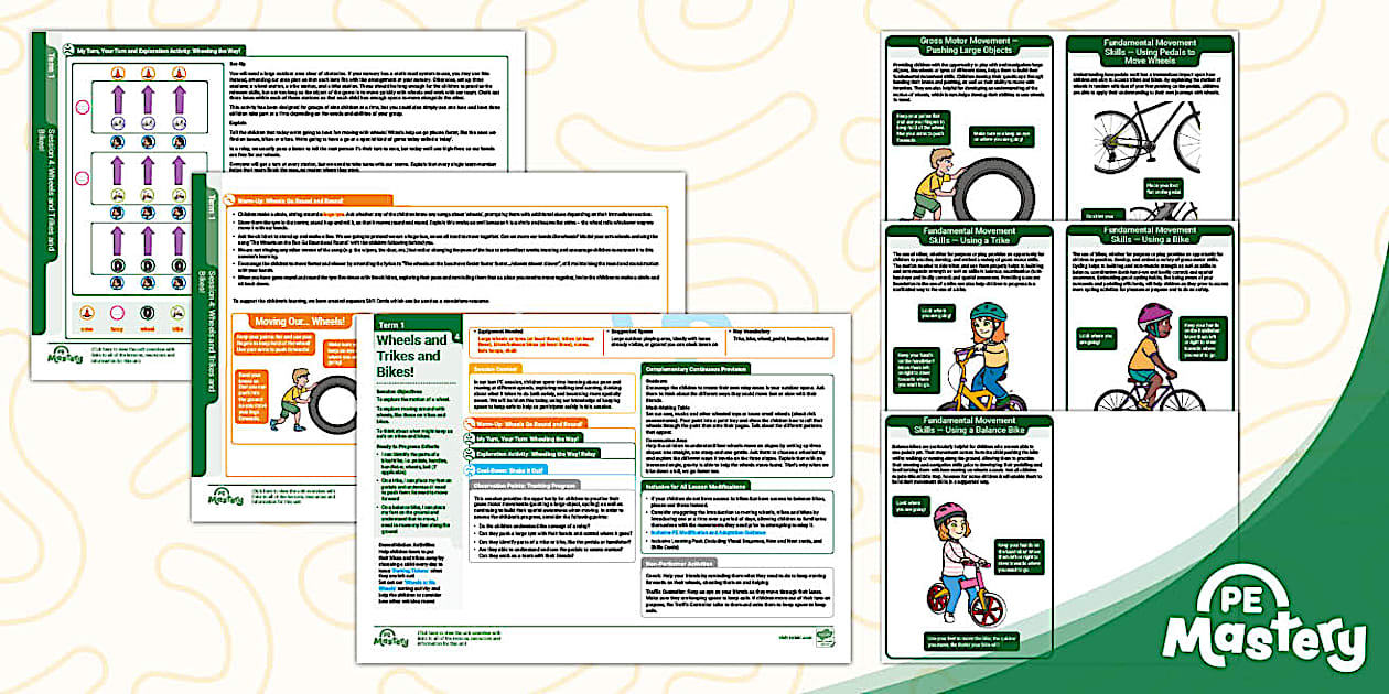 Wheels & Bikes! Nursery PE Session - Wheeled Movement Skills