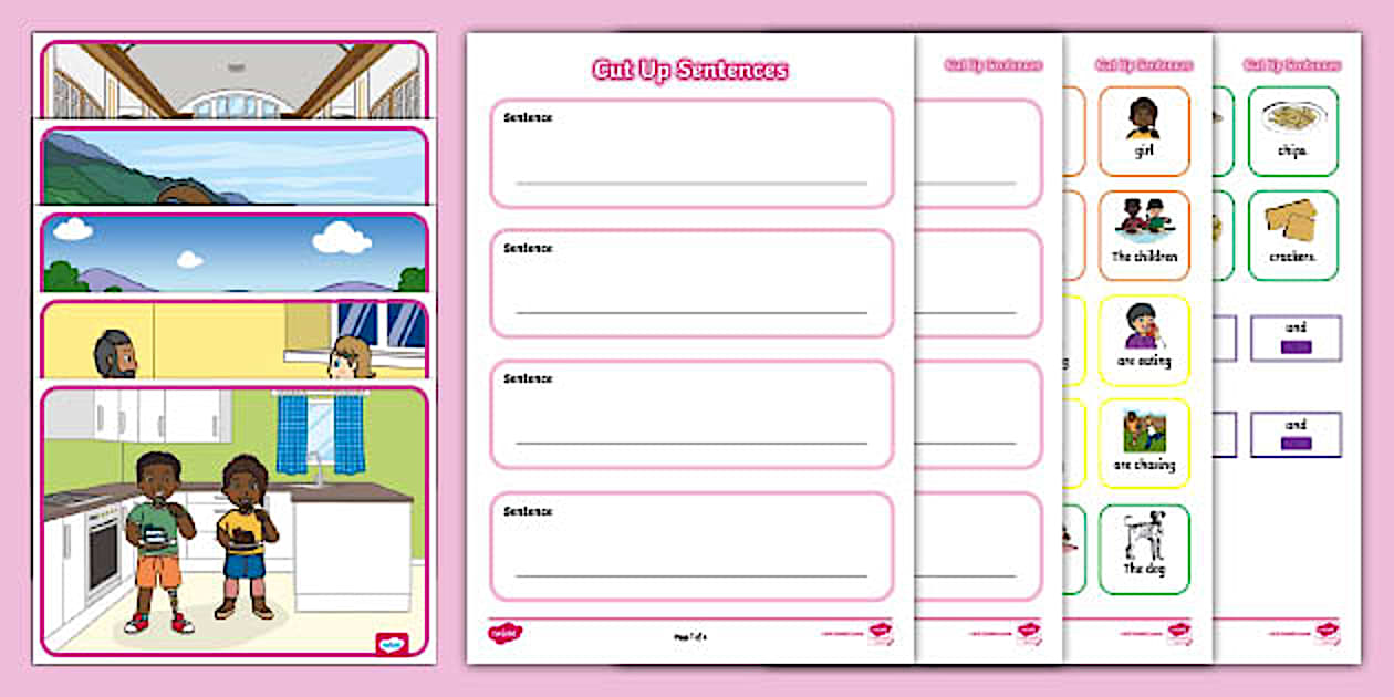 Colourful Semantics Using 'and' Pack - Visual Support