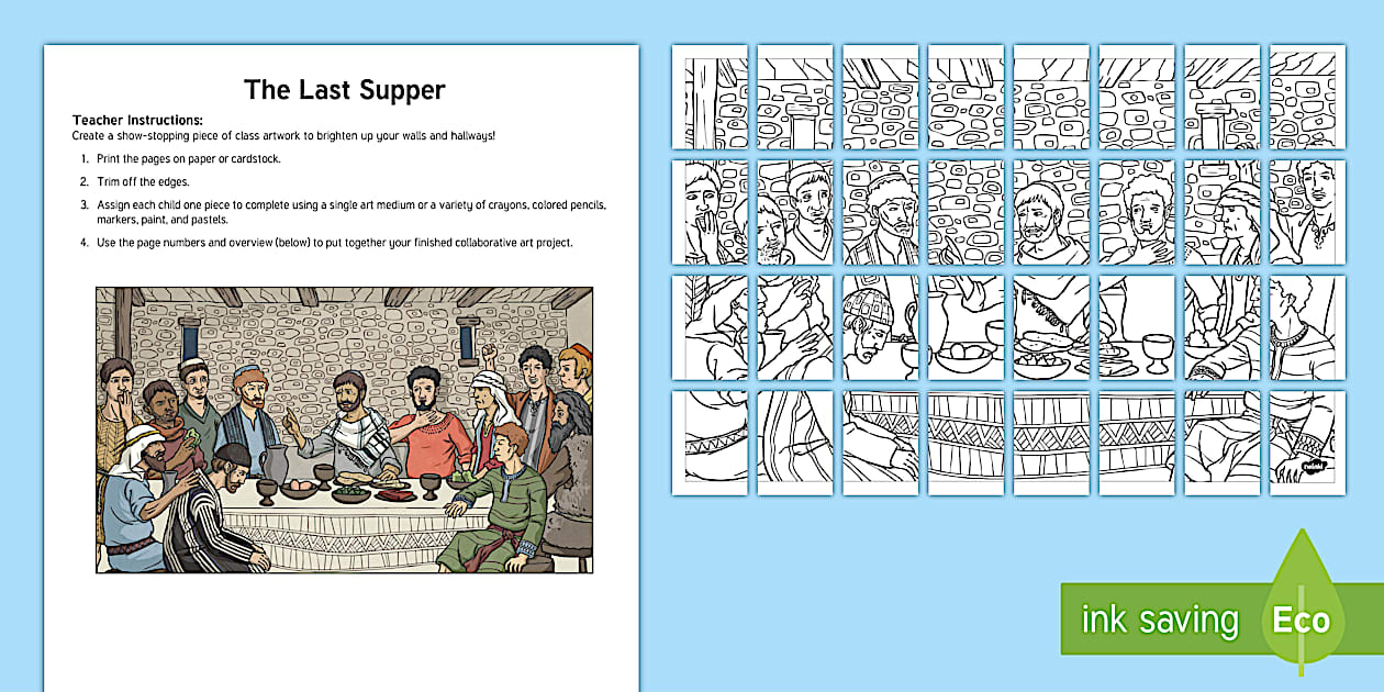 Last Supper Art Pack | Educational Resources | Twinkl USA