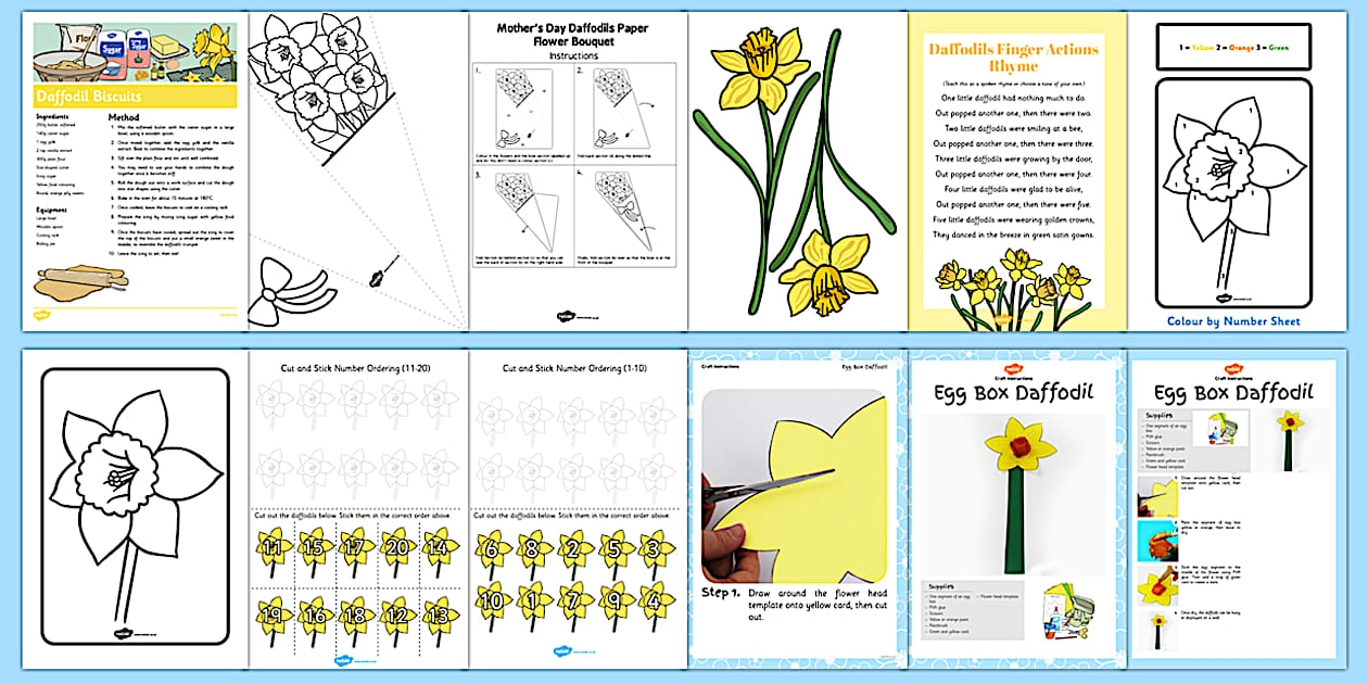 Daffodil Activity Pack | Daffodil Day Activities - Twinkl
