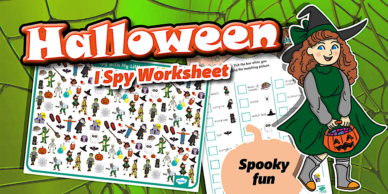Halloween I Spy Worksheet
